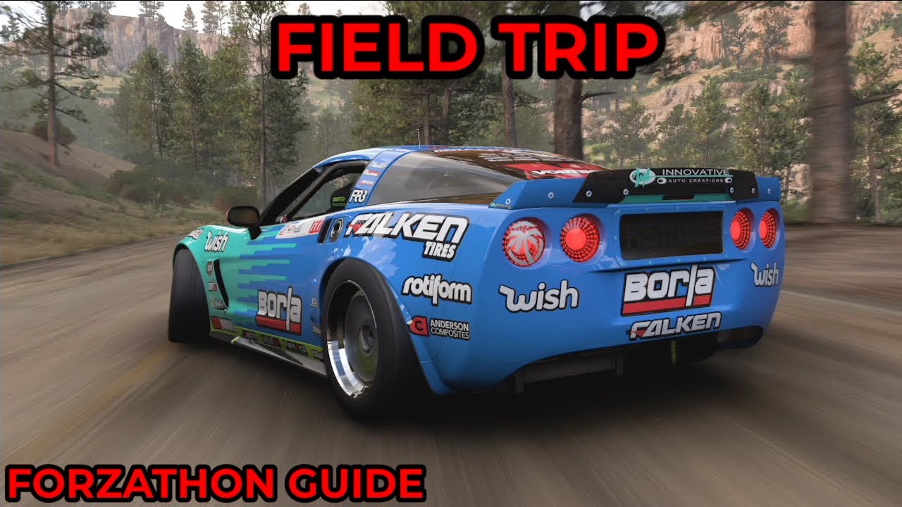 Forza Horizon 5 - Forzathon Guide - Field Trip - Formula Drift Corvette ...