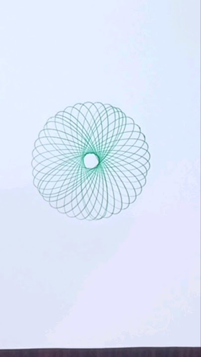 How to make simple Spirograph design 🎨 - YouTube