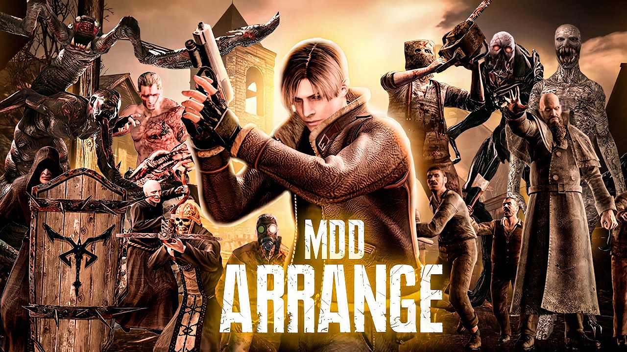 RESIDENT EVIL 4 - MOD Com 13 Mil Inimigos, Arrange Mod - 2K60FPS - YouTube