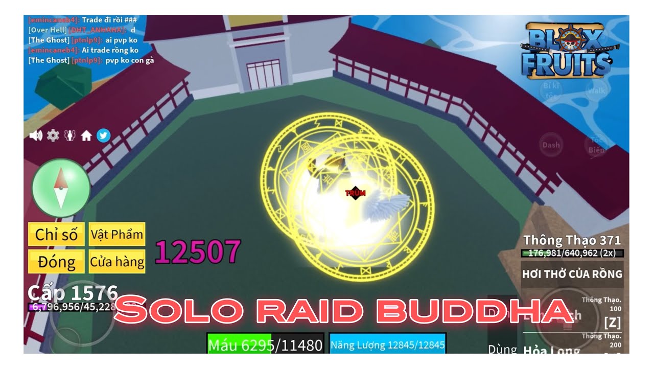 Blox fruits - Solo Raid Buddha - YouTube