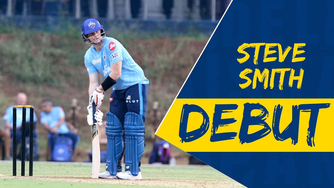Steve Smith Debut | #DCvPBKS - YouTube
