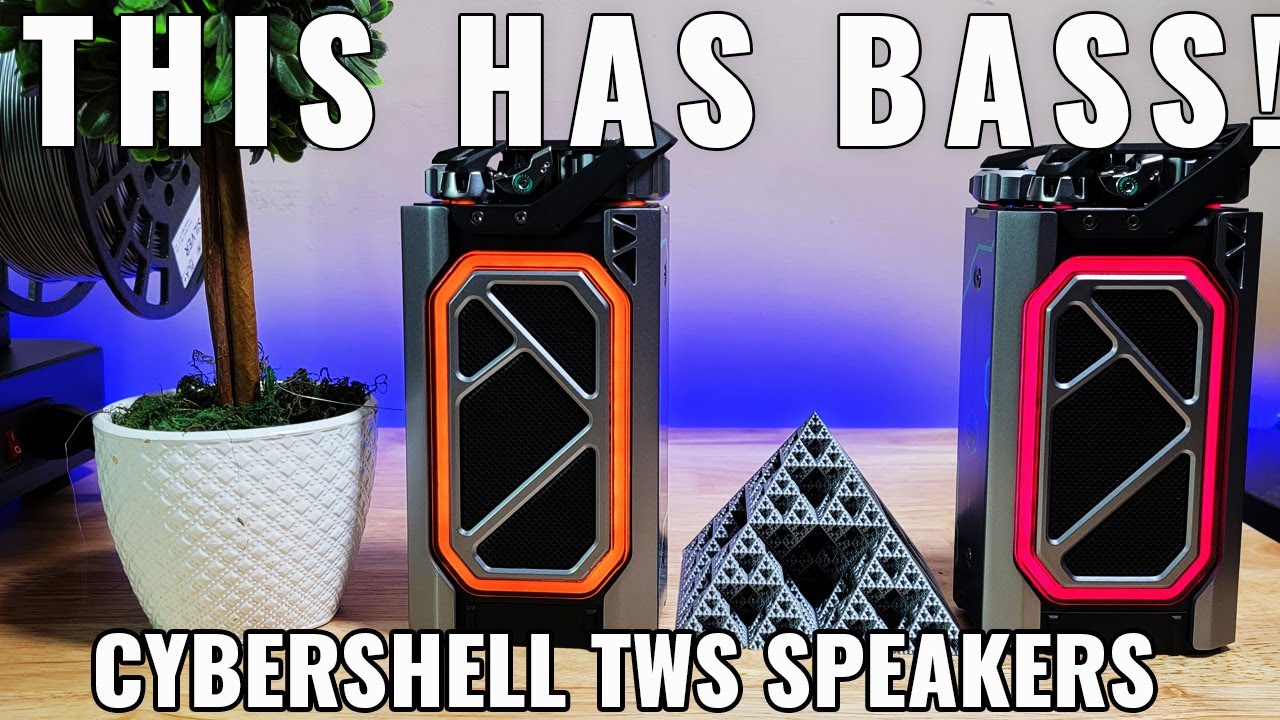 First Look! CyberShell Mechanical True Wireless Stereo Speaker - YouTube