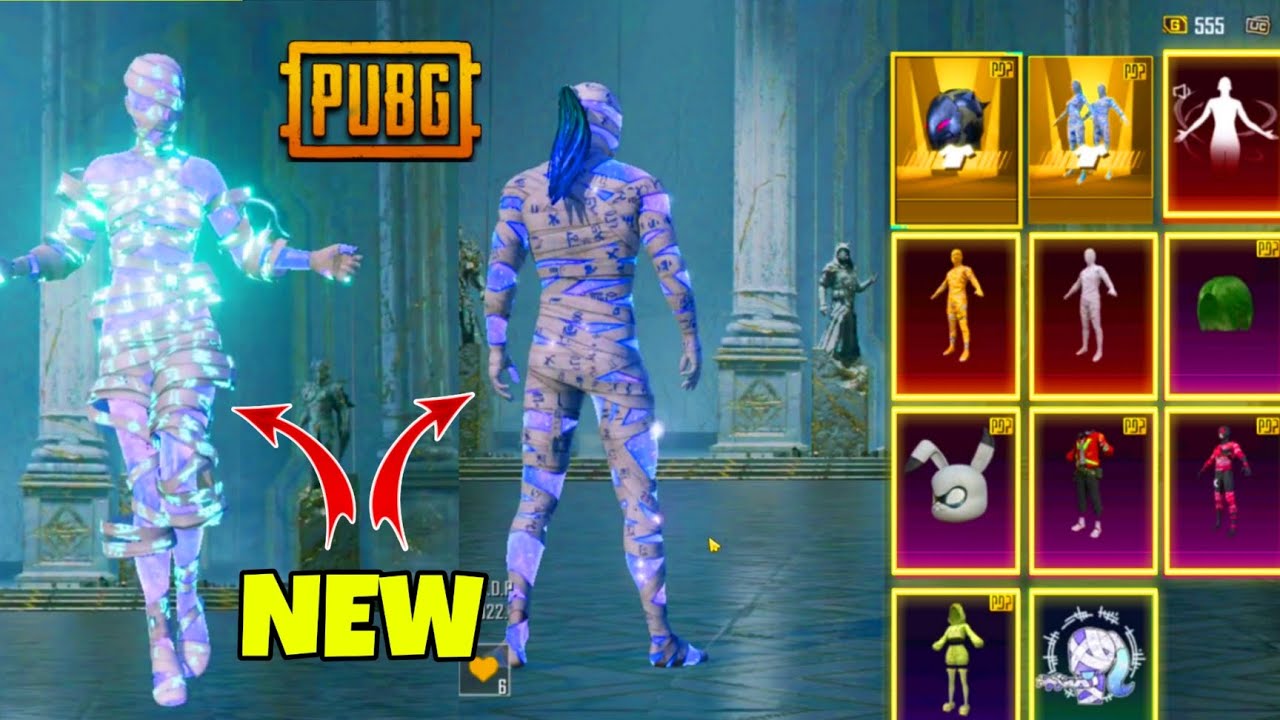 PUBG NEW MUMMY PSYCHOPHAGE SET | HOW TO OPEN PSYCHOPHAGE SET ...
