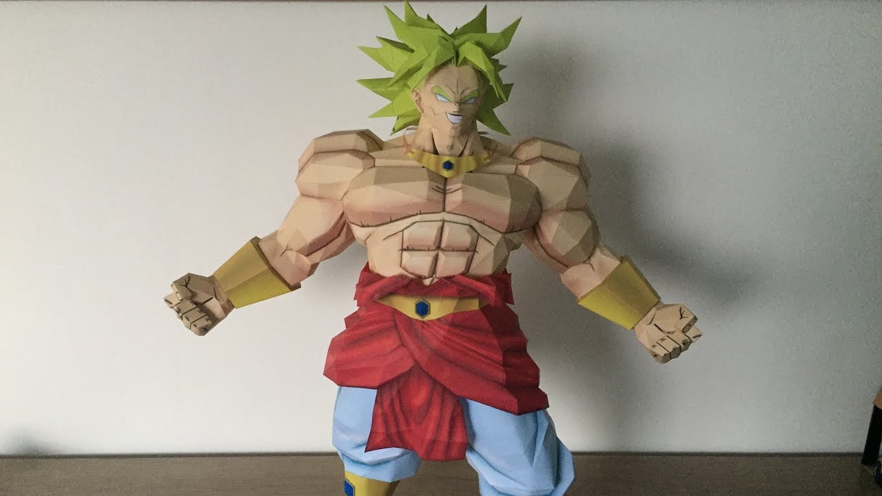 Dragon Ball Broly Papercraft - YouTube