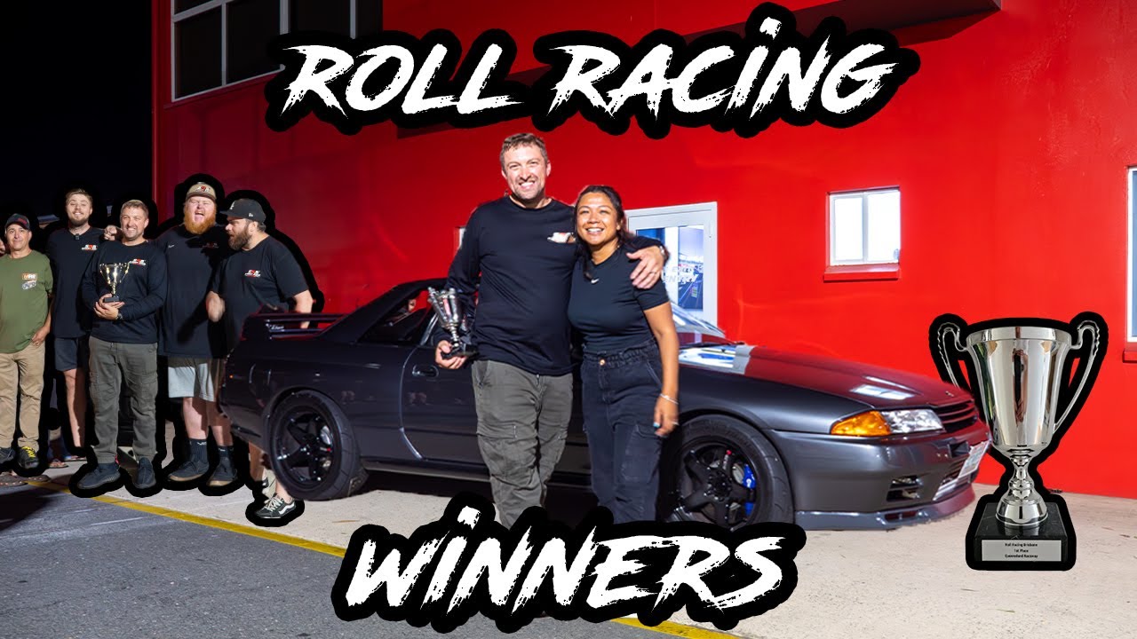 Roll Racing Brisbane R3 WINNER // 1200HP R32 GT-R Skyline GOKU32 - YouTube
