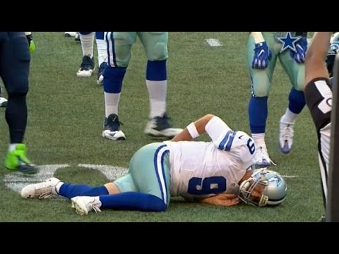 Tony Romo gives Cowboys fans a scare with back injury on first series ...