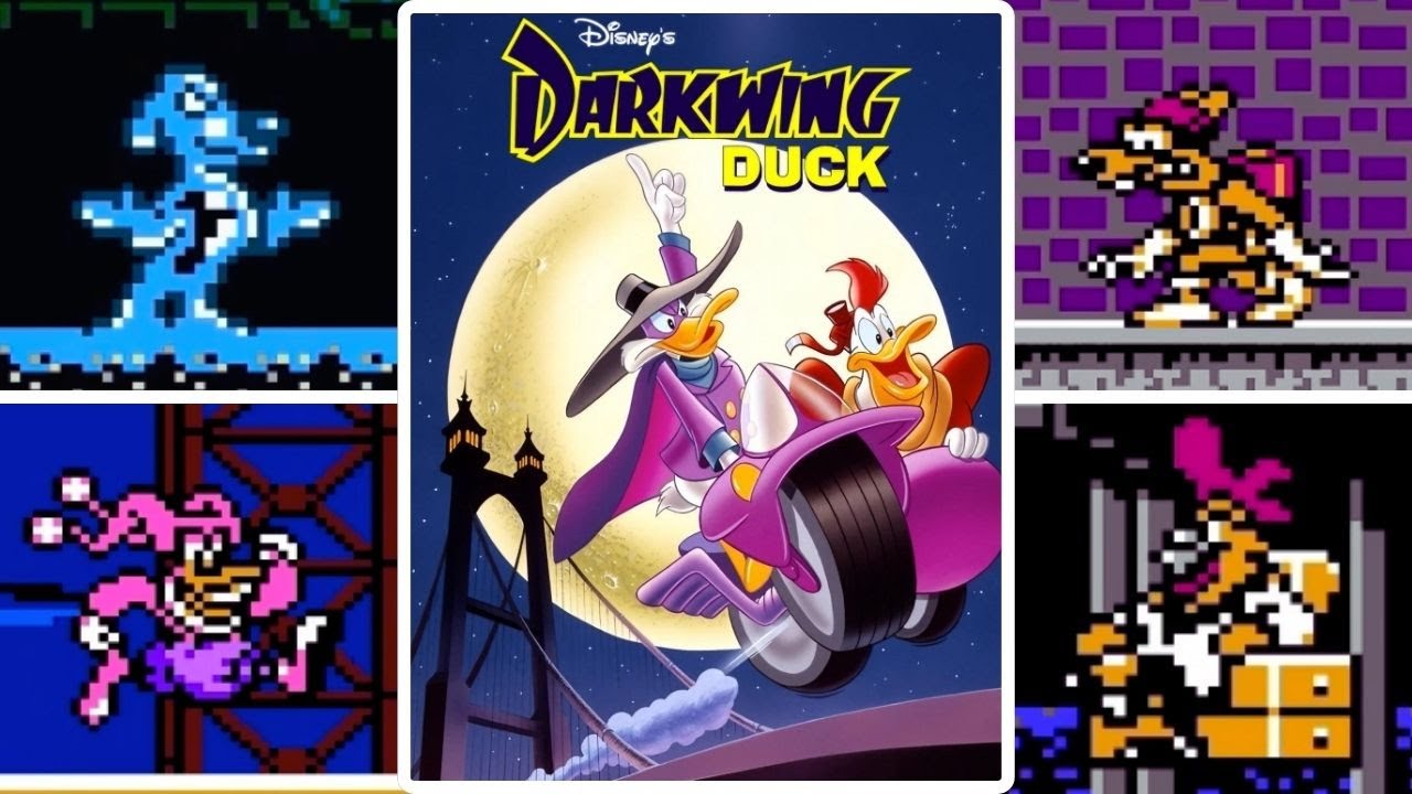 Disney's Darkwing Duck - ALL BOSSES [No Damage] + Ending - YouTube