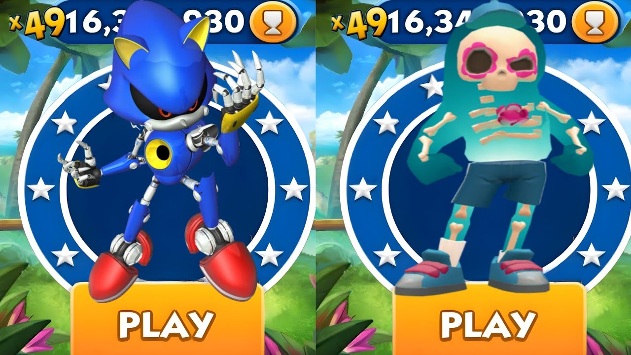 Sonic Dash - Metal sonic vs Bob The Blob vs All Bosses Zazz Eggman ...