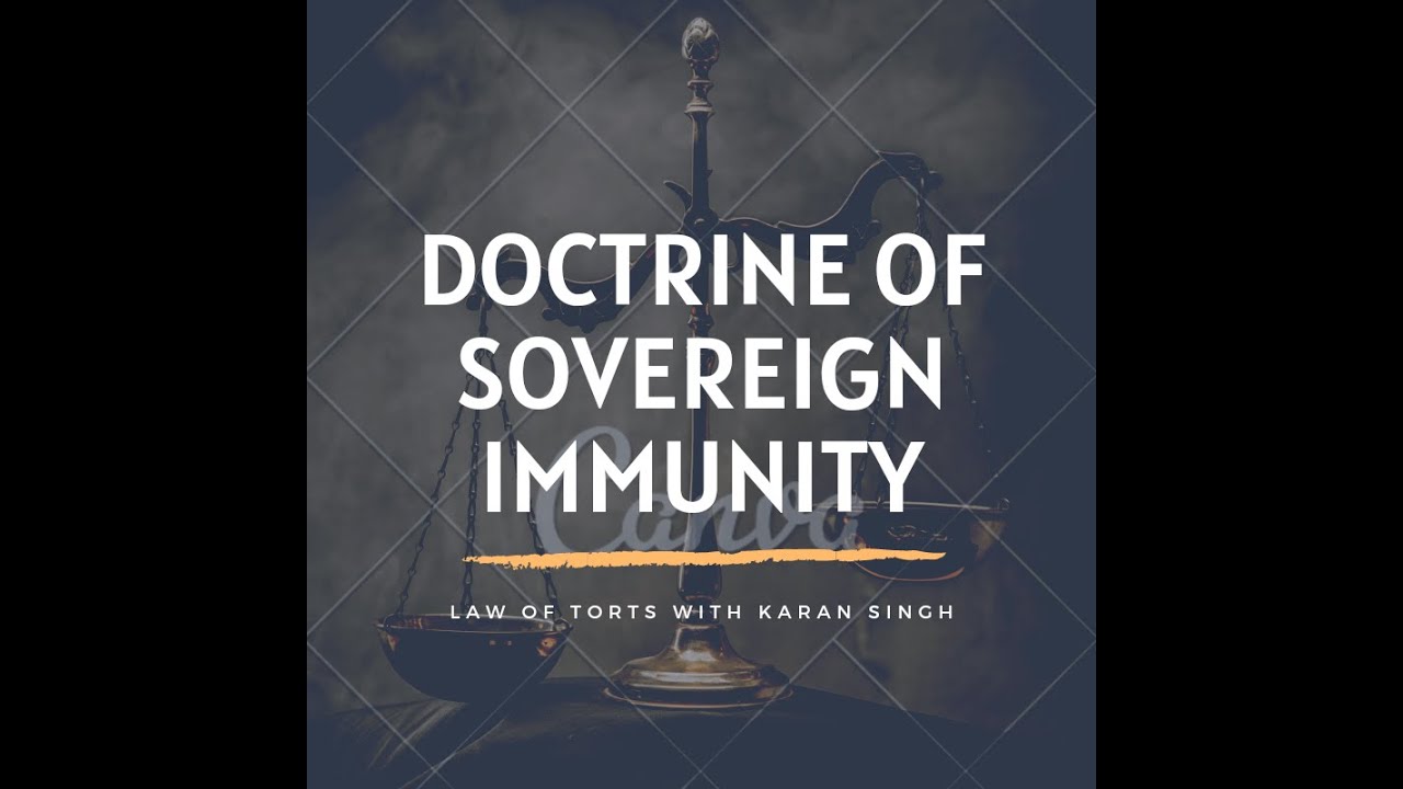Doctrine of Sovereign Immunity - YouTube