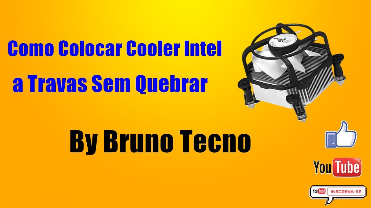 Como Colocar Cooler Intel de Travas Na Placa Mae Sem Perigo De Quebrar ...