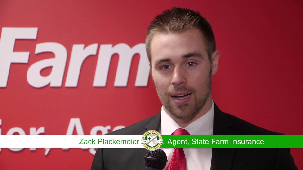 Ribbon Cutting for the Zack Plackemeier State Farm Agency - YouTube