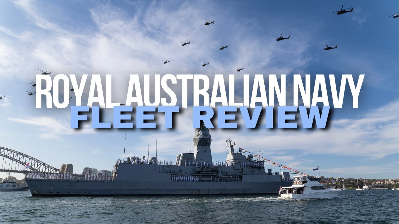 ADF | Royal Australian Navy Fleet Review - YouTube