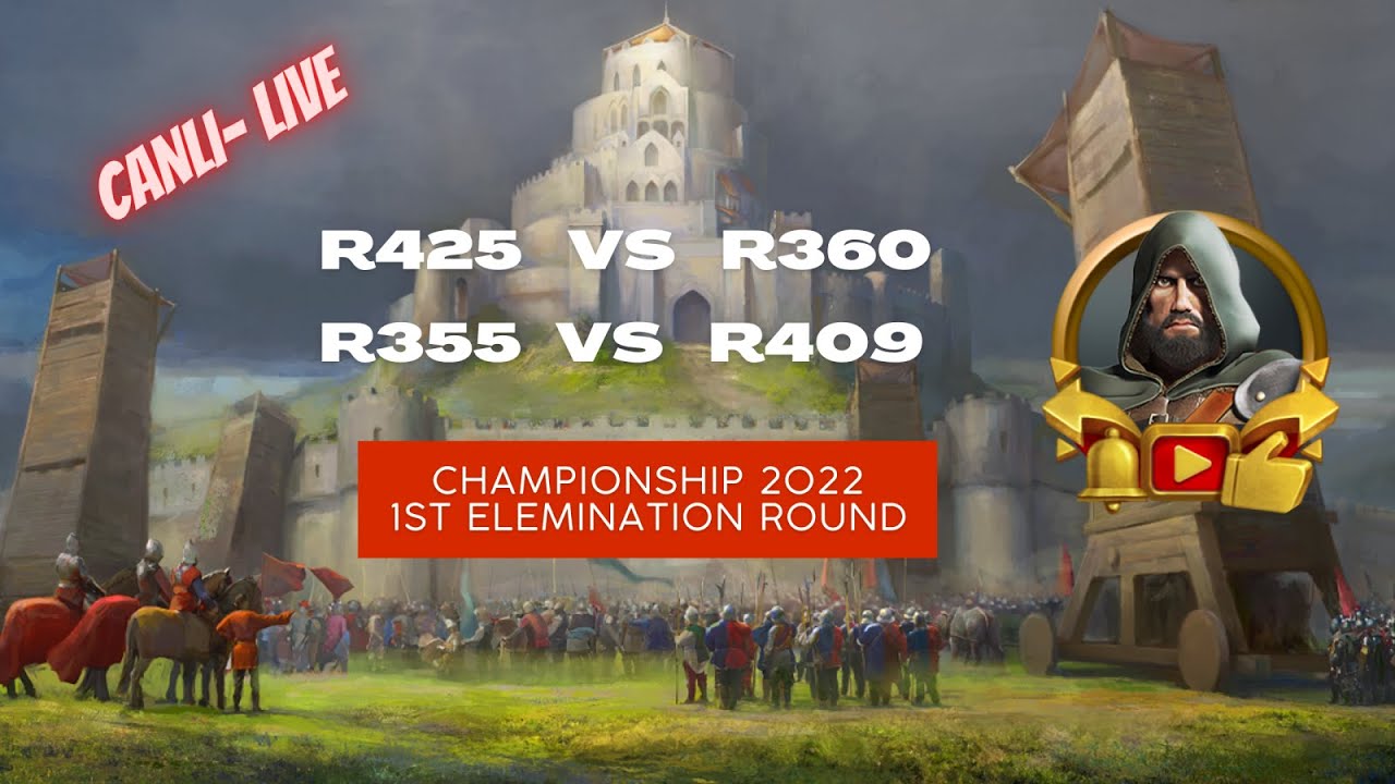 R425 vs R360 - R355 vs R409 // Championship 2022 (March Of Empires ...