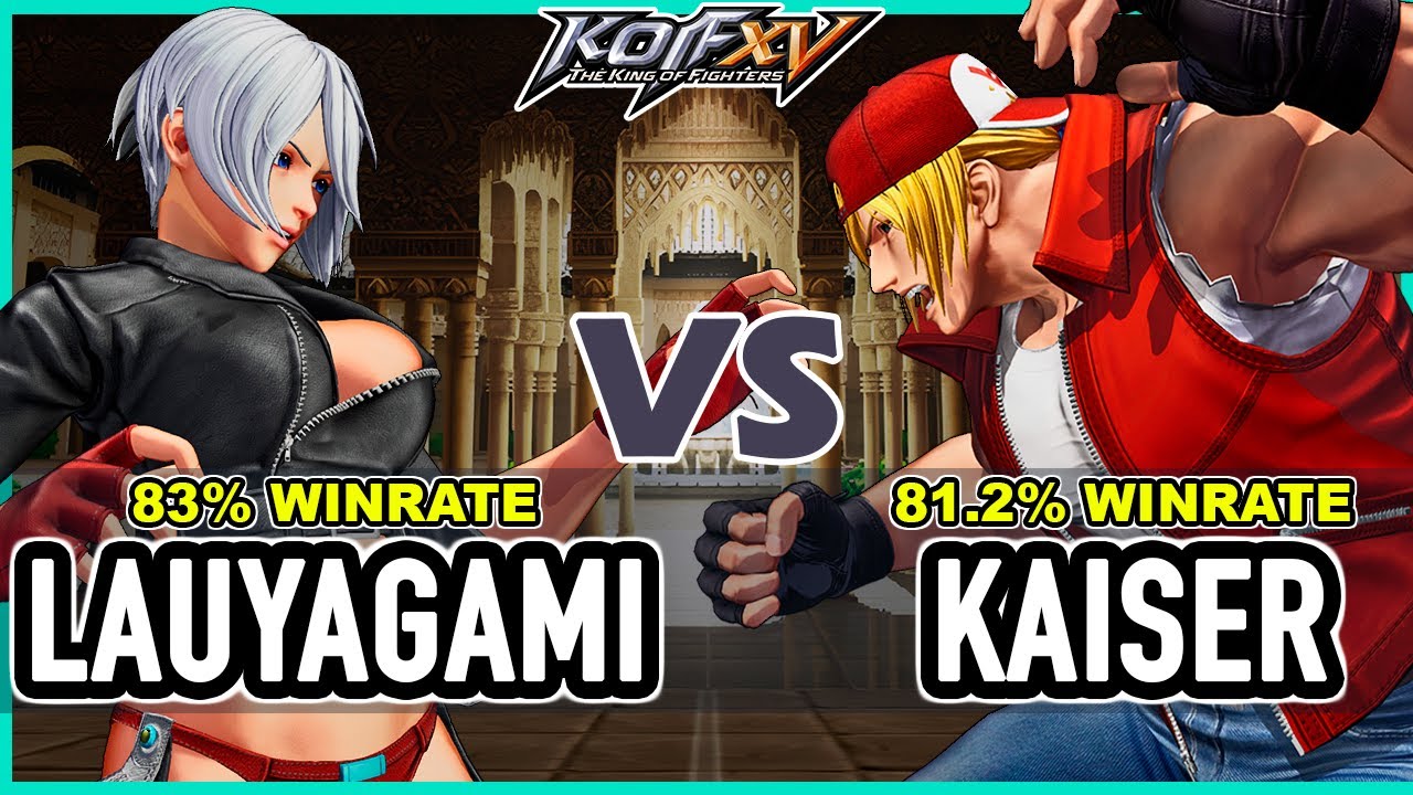 KOF XV 🔥 Lauyagami (Ángel/Iori/Dinosaur) vs Kaiser (Kyo/Terry/Ryo ...