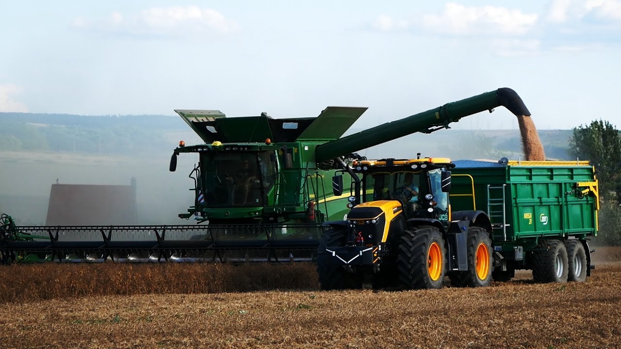 John Deere S690i and S680i combine harvest - fa Lukrom - harvest 2022 ...