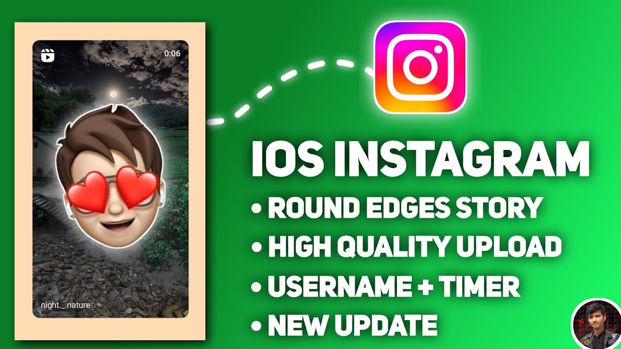 Full iOS Instagram 2024 | Share Reels Like iPhone On Story | Round ...