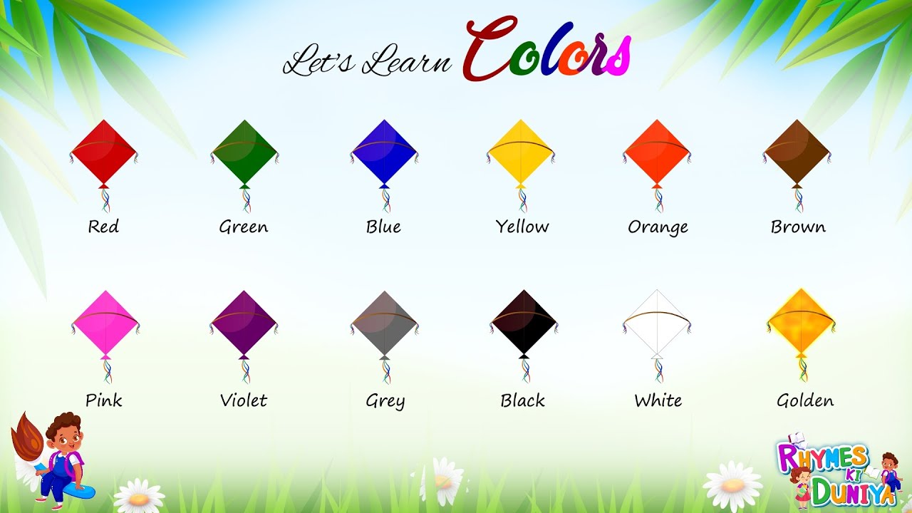 Color Names for Kids – Interactive Learning with Fun Animations! Best ...