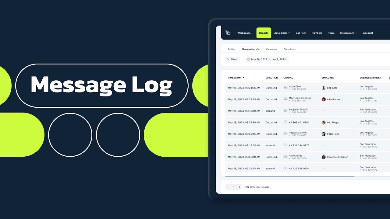 Contact Center Message Log | MightyCall - YouTube
