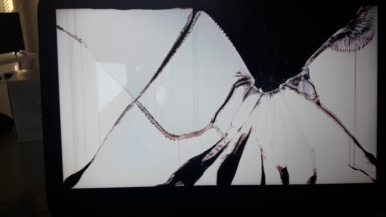 i punched my laptop screen - YouTube