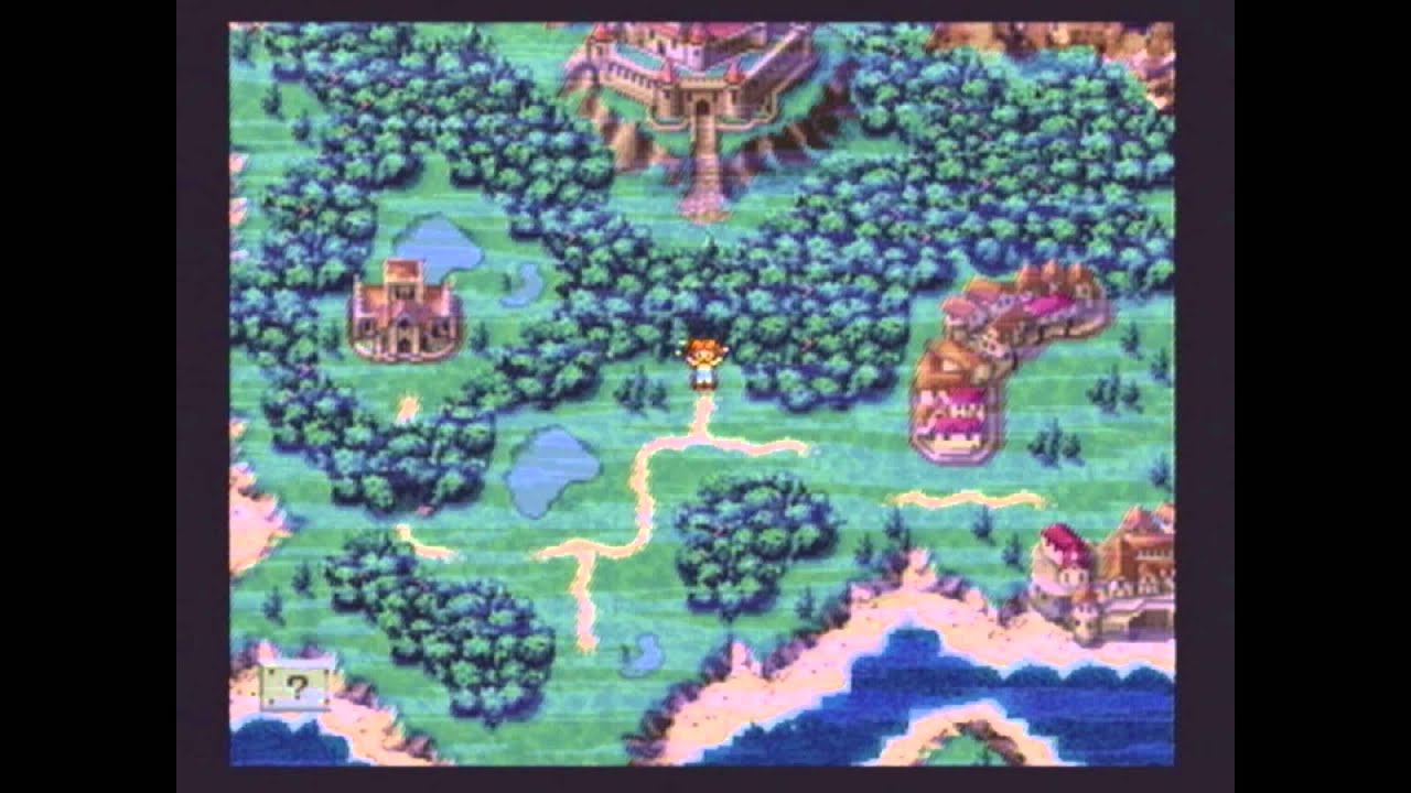 Chrono Trigger - Middle Ages world map - NTSC Snes (Real hardware ...