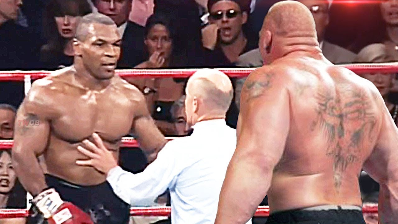 MIKE TYSON VS TITANS. les risques de combat entre le deux forces - YouTube