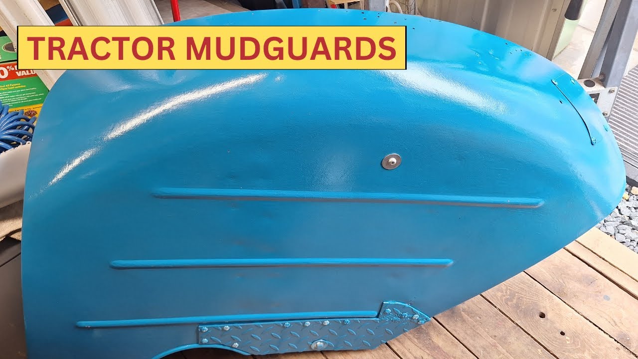 Fordson Power Major, Repair and Paint Mudguards - YouTube