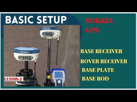 Basic setup of sokkia gps grx2 - YouTube