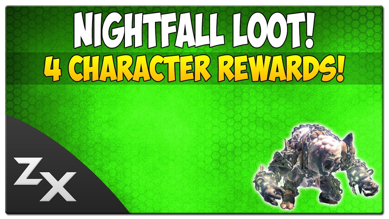 Destiny | Nightfall Loot #2 "4 Different Character Rewards!" ANOTHER ...