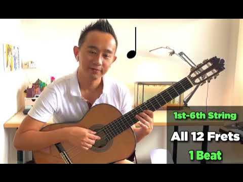 Guitar Warm Up 4 - All 6 Strings All 12 Frets - YouTube