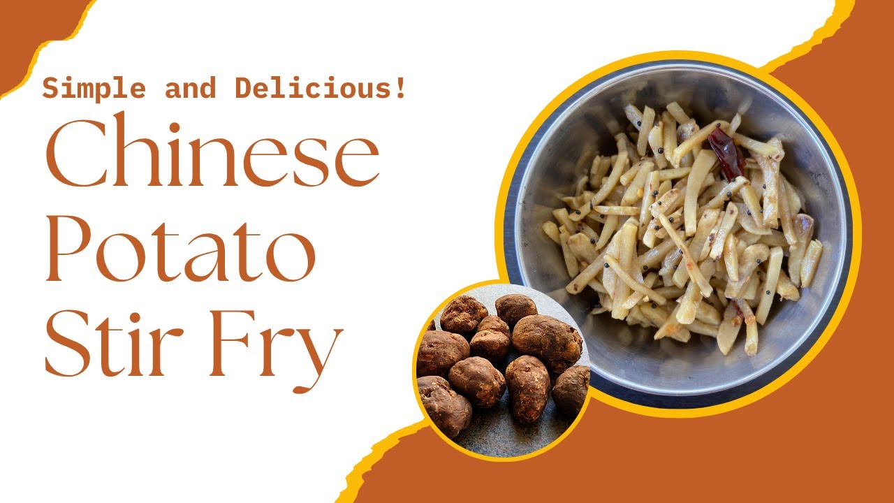 Chinese Potato Stir Fry | Chinese Potato Upkari | Simple and Easy - YouTube