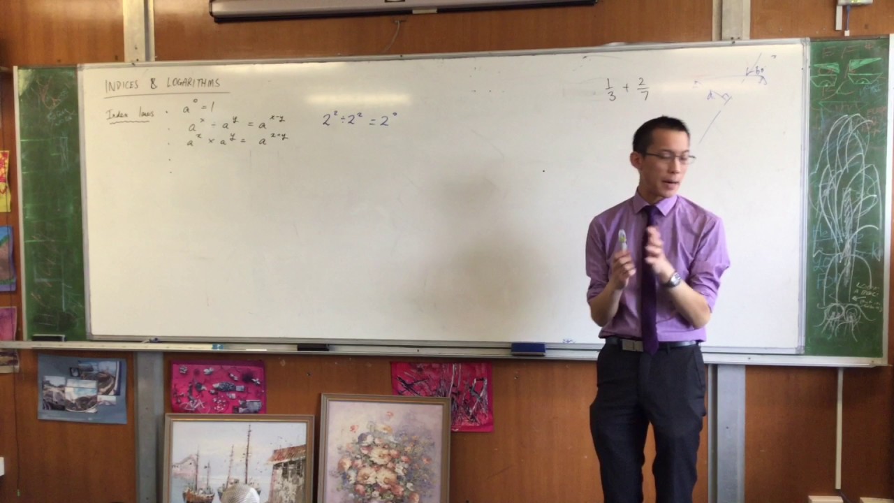 Indices & Logarithms (1 of 2: Index Laws) - YouTube