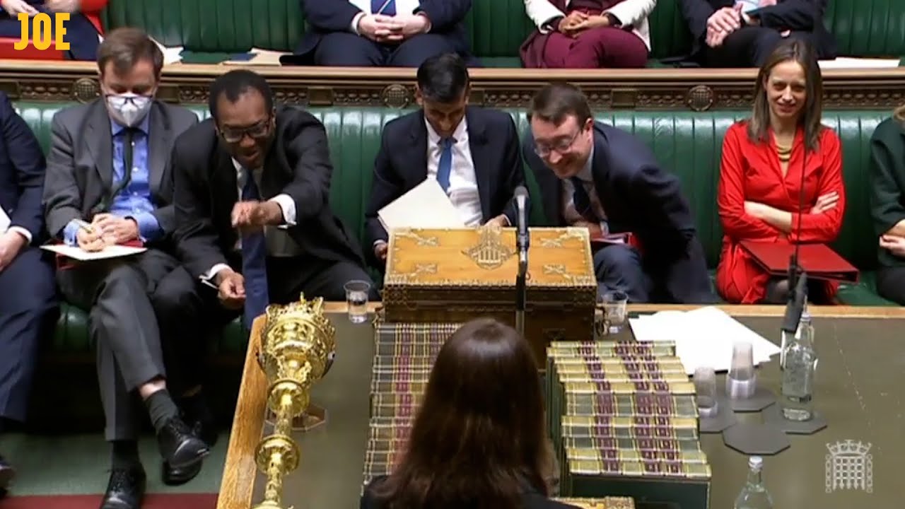 Tory MPs laugh at response to cost of living crisis - YouTube