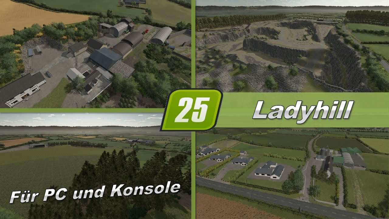 LS25 / FS25 🚜 Mapvorstellung 🌍 Ladyhill 🇮🇪 4K | PC & Konsolen - YouTube