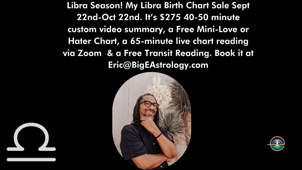 Libra Birth Chart Sale Sept 22nd to Oct 22nd #astrology #libra #venus # ...
