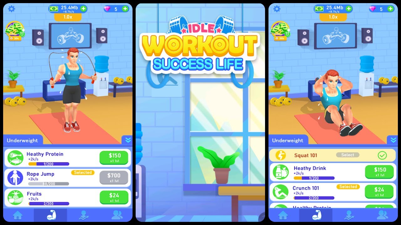 Idle Workout Success Life (Gameplay Android) - YouTube