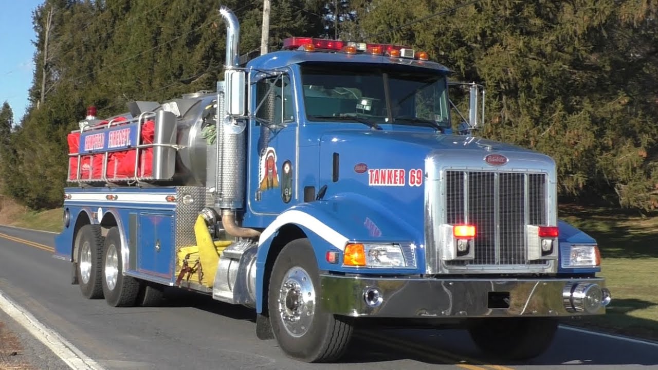 Hempfield Fire Department Tanker 69 Responding 1/6/20 - YouTube