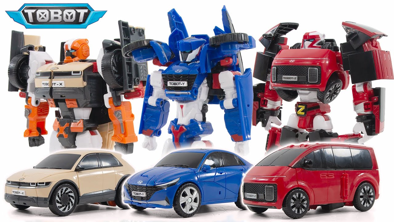 The return of the heroes of the Tobot metropolitan area! Tobot X, Tobot ...