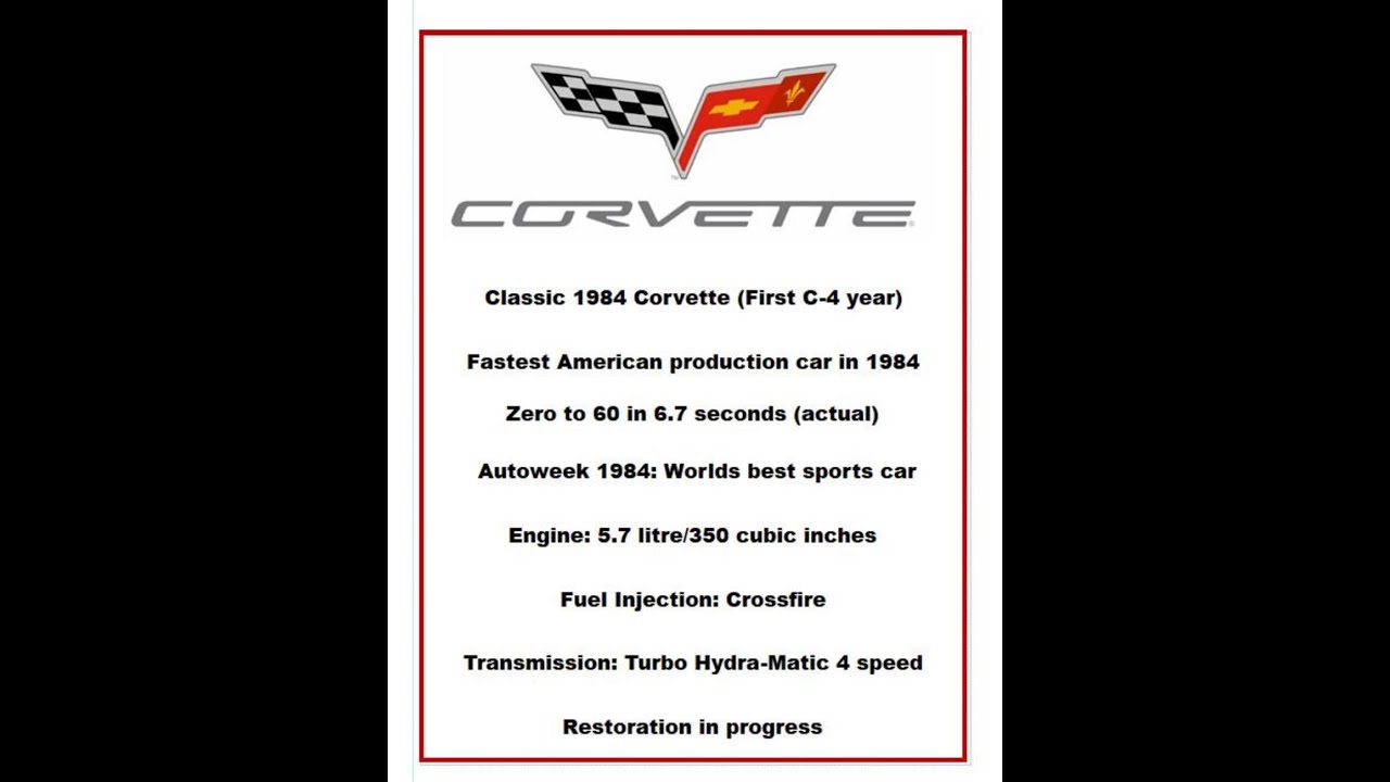 C4 Corvette (1984) on Sedona Red Tock Byway - 80 in a 35 - YouTube