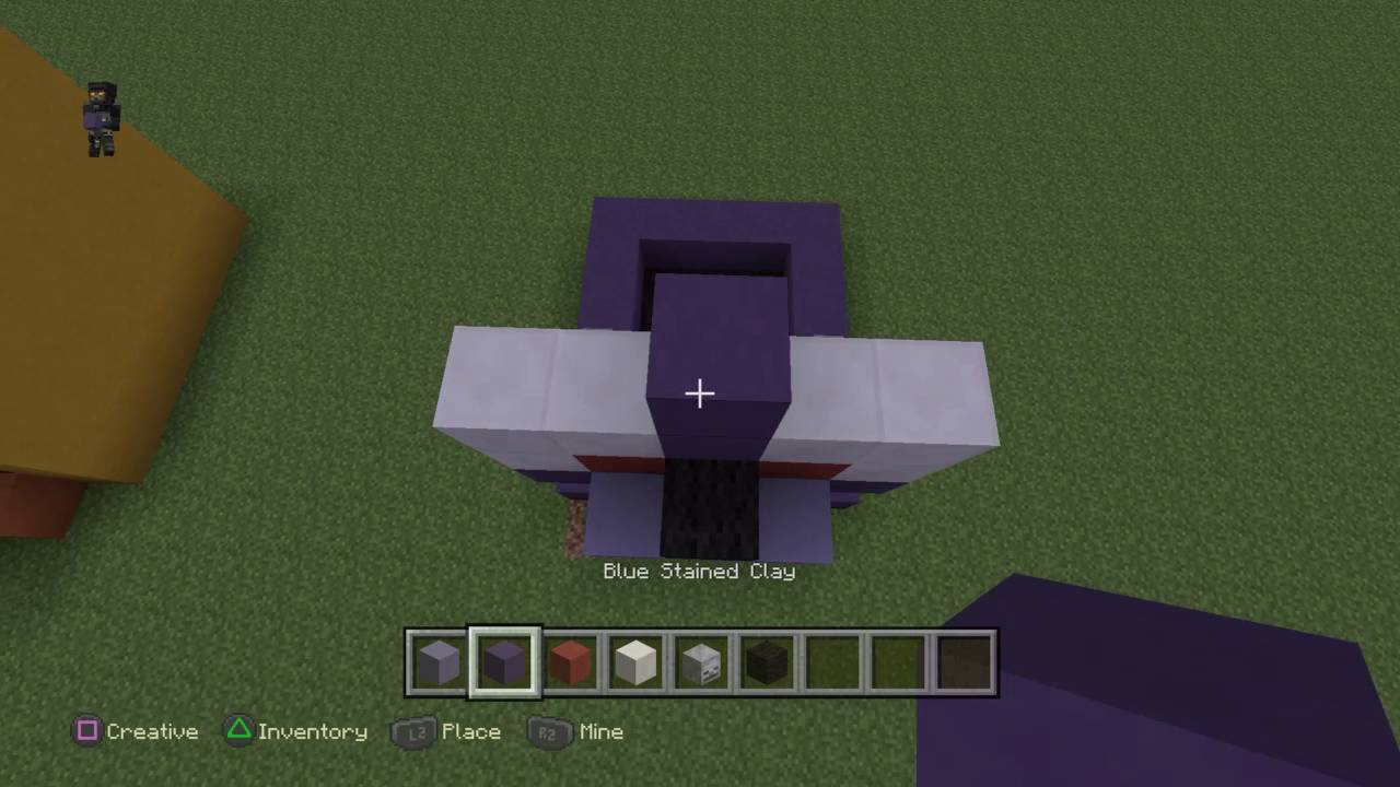 Minecraft: PlayStation®4 Edition How to build a cartoon Bonnie head ...