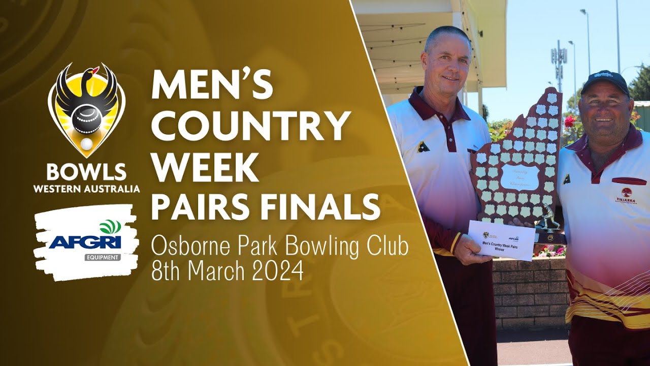 Men's Country Week 2024 - Pairs Final - YouTube