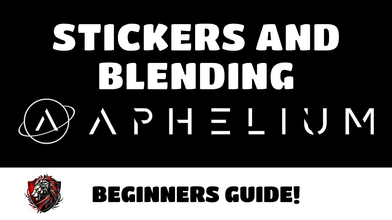 How To Get Stickers and Where To Blend? | Beginner Guide | Aphelium NFT ...