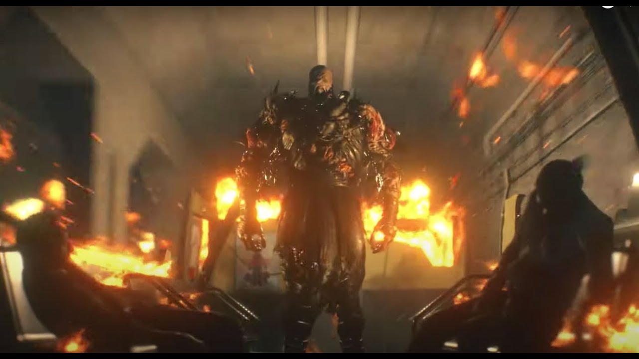 Resident Evil 3 Remake Nemesis Train Scene Jill Valentine PS5 HDR Game ...