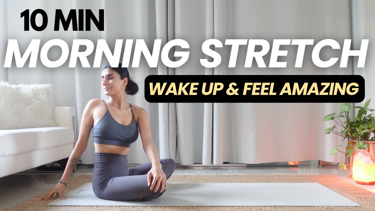 10 MIN MORNING STRETCH || Wake Up Full Body Stretch To Feel Amazing ...