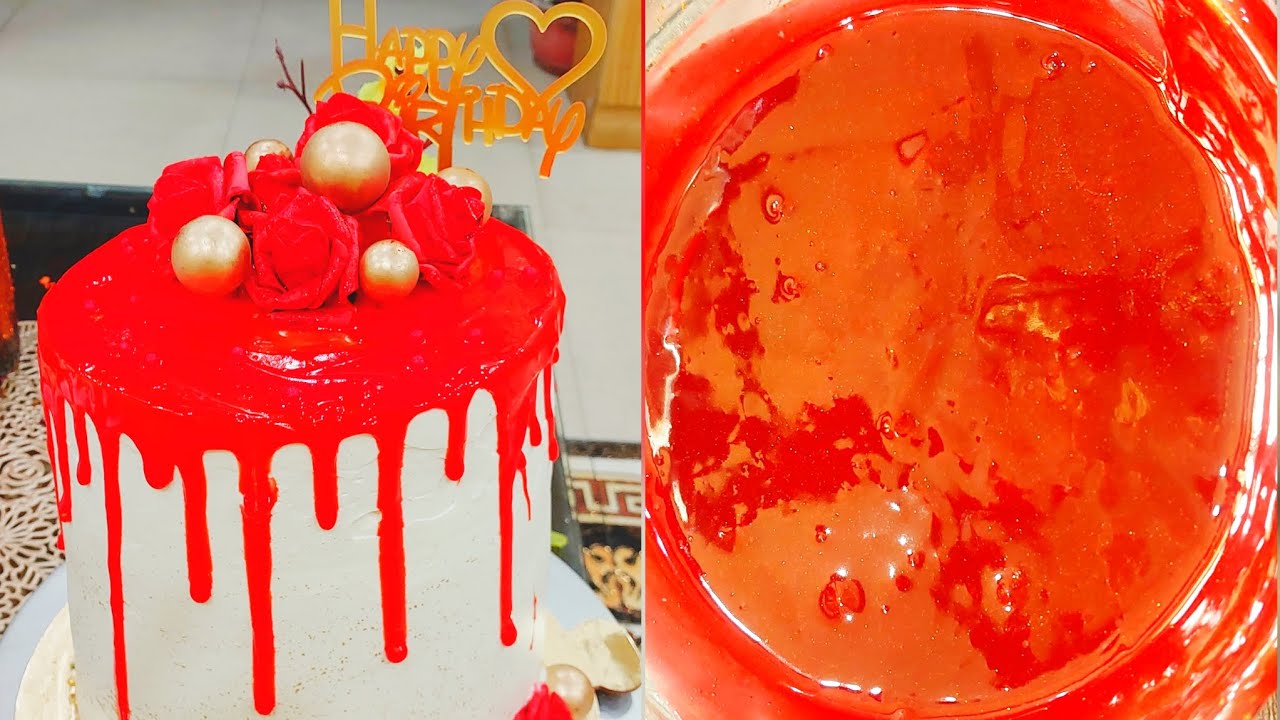 Beautiful Bright Red colour Drip | Home made drip from scratch | With ...
