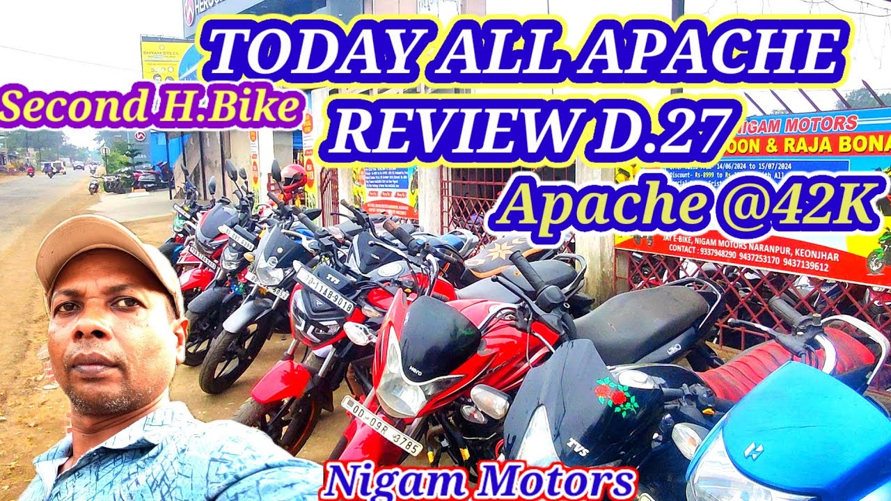 Today All Apache Review D.27 | Apache @42k | kendujhar second hand bike ...