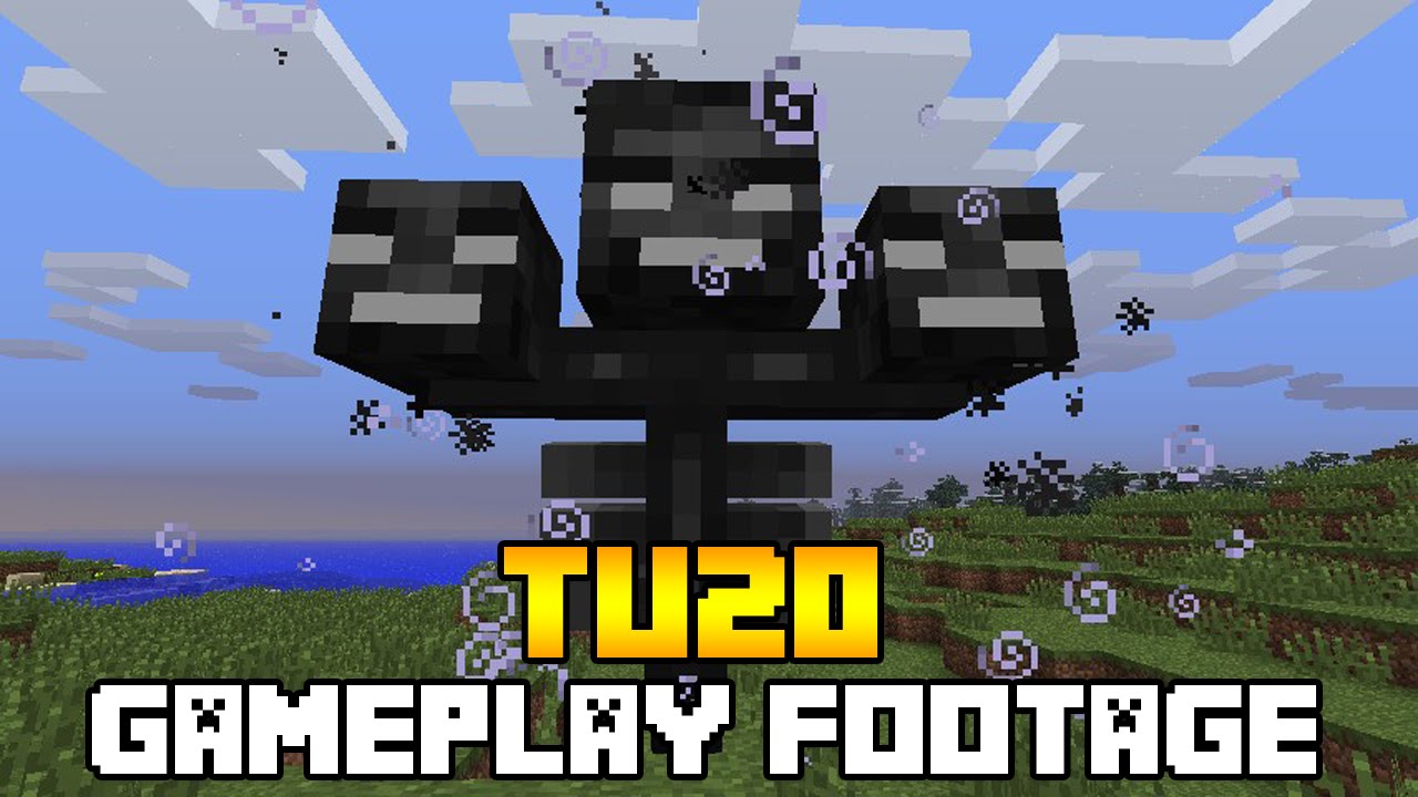 Minecraft TU20 GAMEPLAY FOOTAGE - HORSES, WITHER BOSS, FIREWORKS & MORE ...
