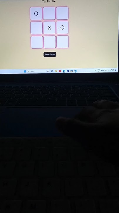 Tic Tac Toe Gameusing Htmlcss And Javascript Codingproject Htmlcssandjavascript