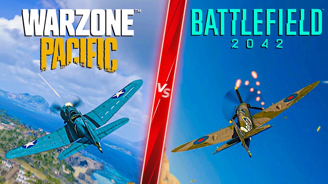 Warzone Pacific vs Battlefield 2042 - Direct Comparison! Attention to ...