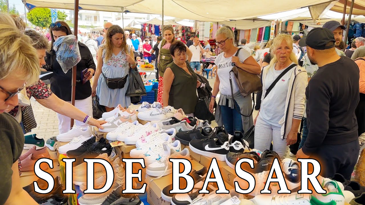 Antalya SiDE BASAR. Side Samstag markt stadt. #side #türkei # ...