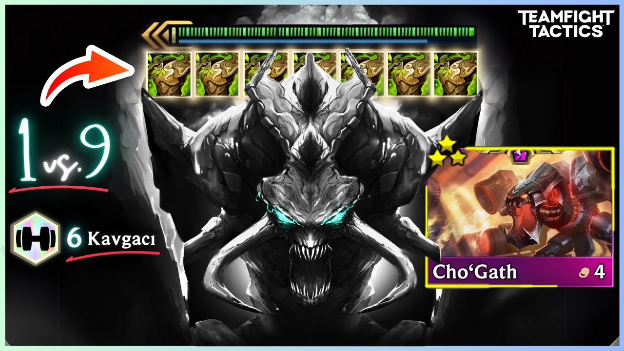 ♾️ SONSUZ CAN♾️ 1v9 ⭐⭐⭐ CHO'GATH KOMPU?! | SET 14 | OVERRATED TFT - YouTube